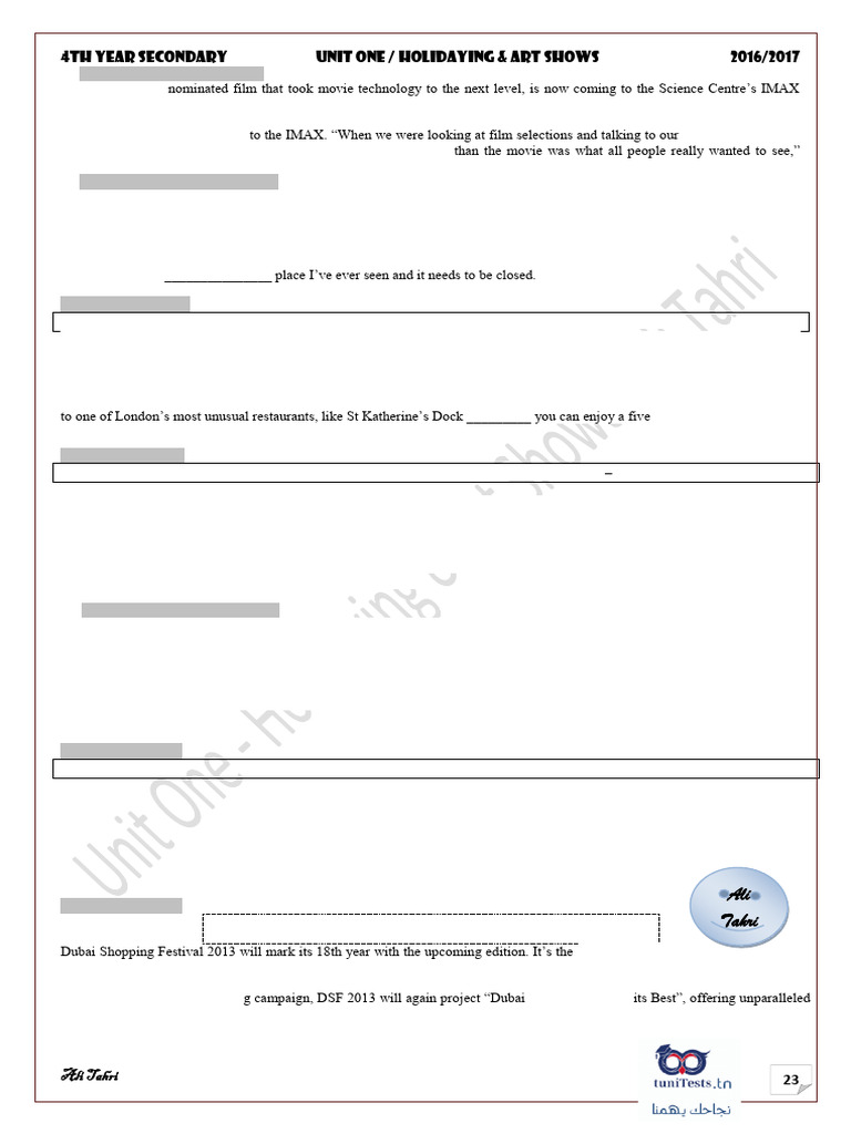 Serie - D - Exercices - Bac-anglais-Module 1 Language Activities - M ...