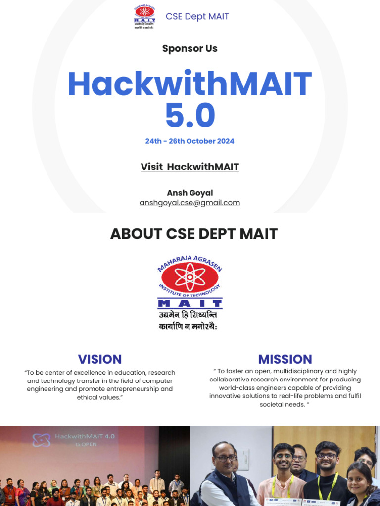 HackwithMAIT 5.0 Deck | PDF