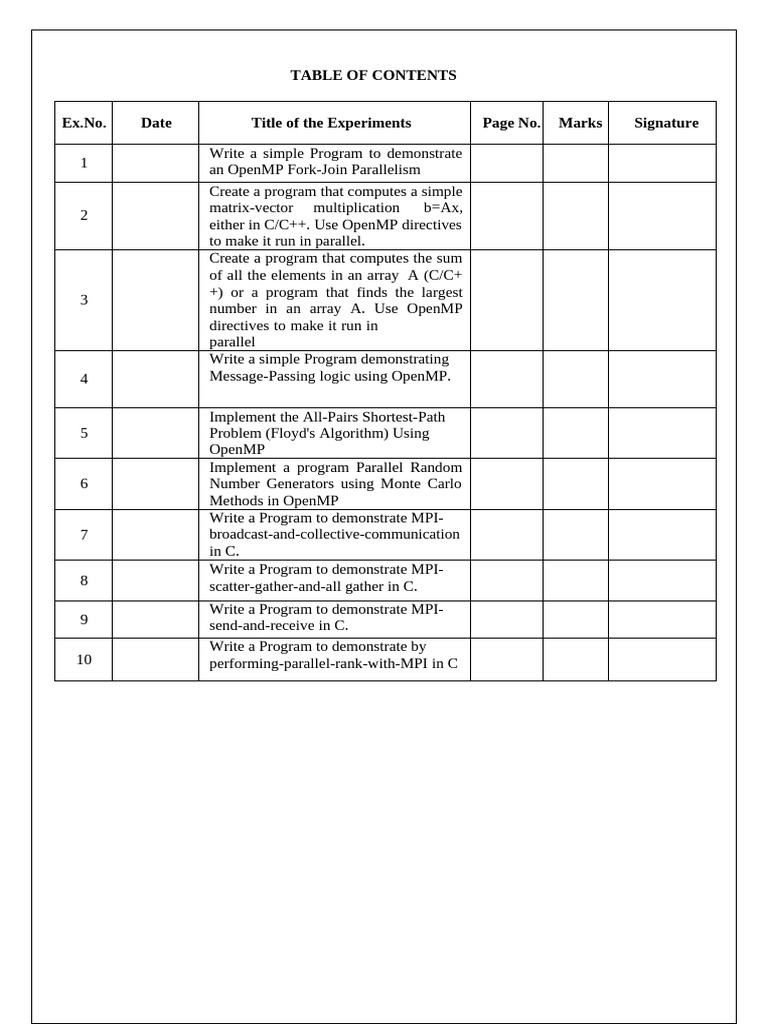 CP4292-Multicore Lab | PDF | Engineering | Science