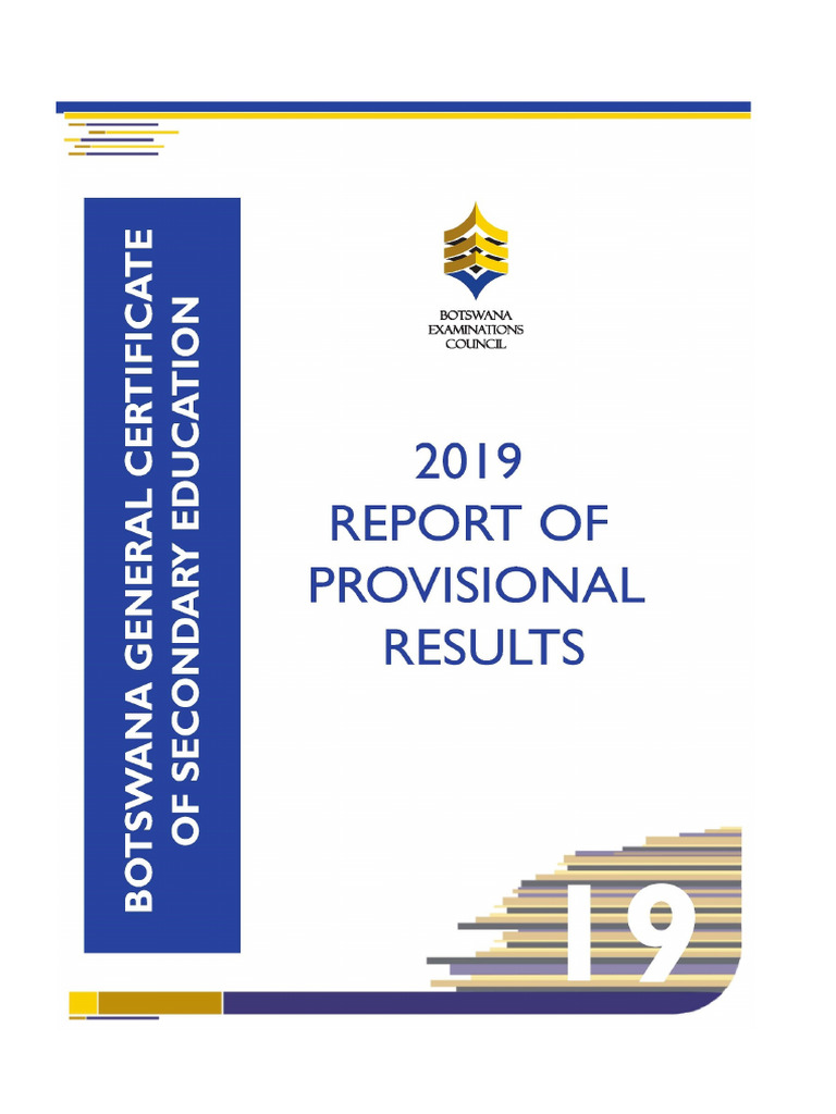2019 BGCSE Provisional Report Final Release 03FEB2020 | PDF