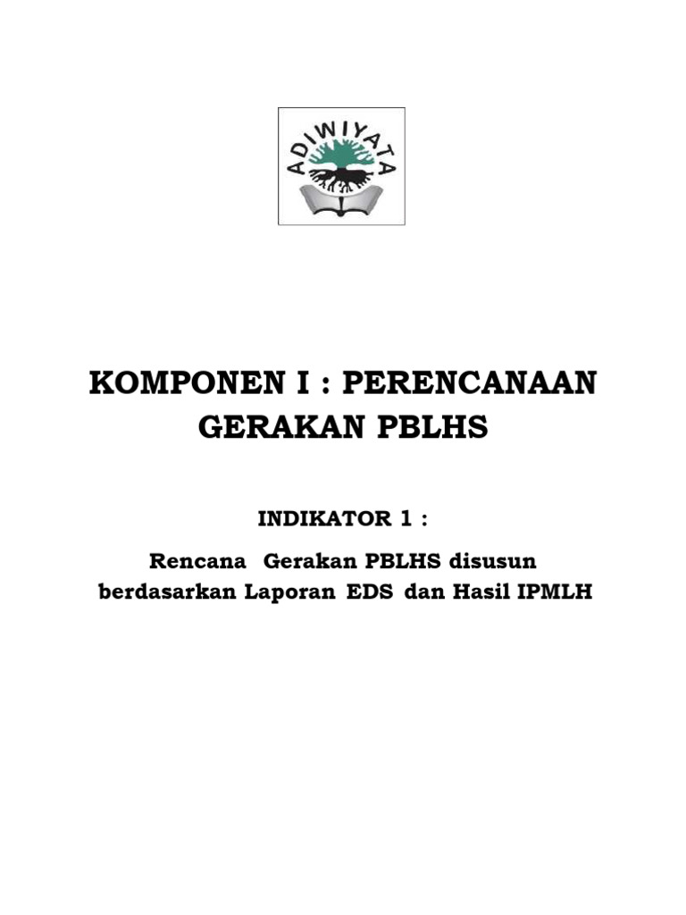 Komponen Dan Indikator PBLHS | PDF
