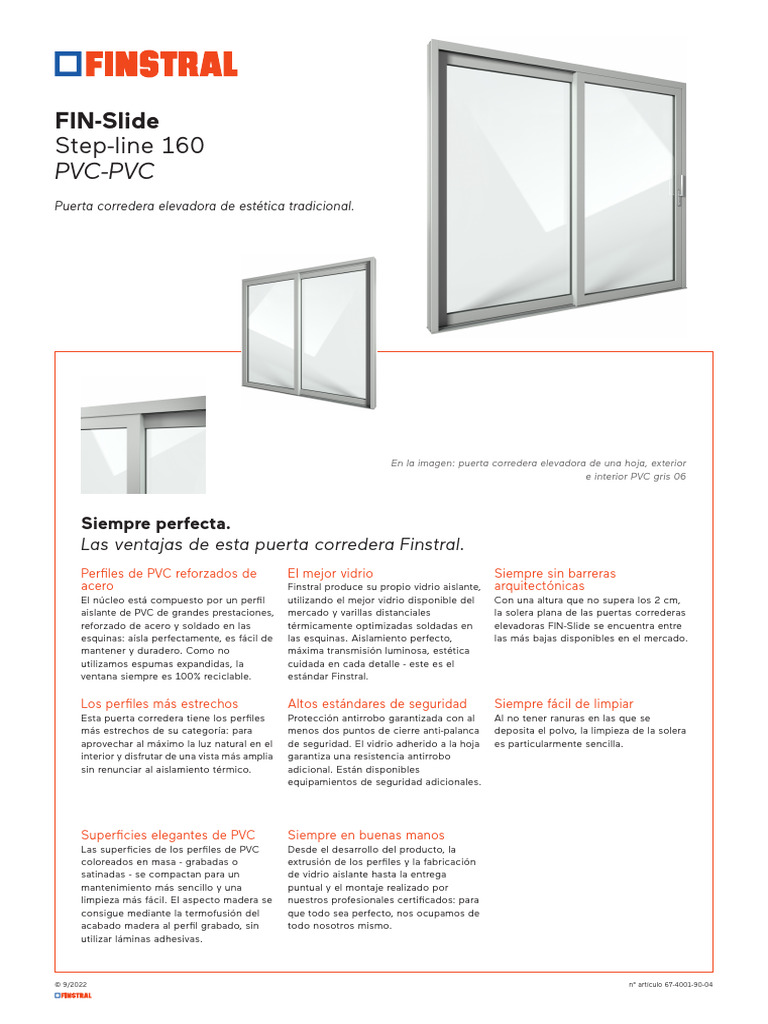FIN Slide Step Line 160 PVC PVC Es ES | PDF