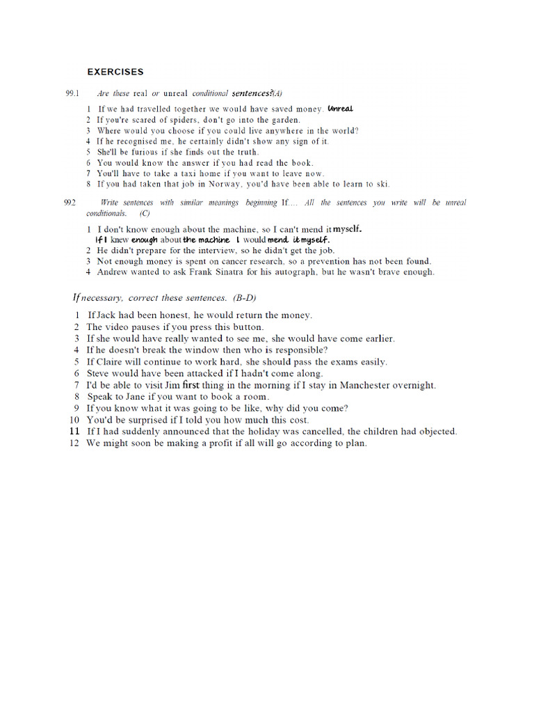 Conditionals 6 | PDF