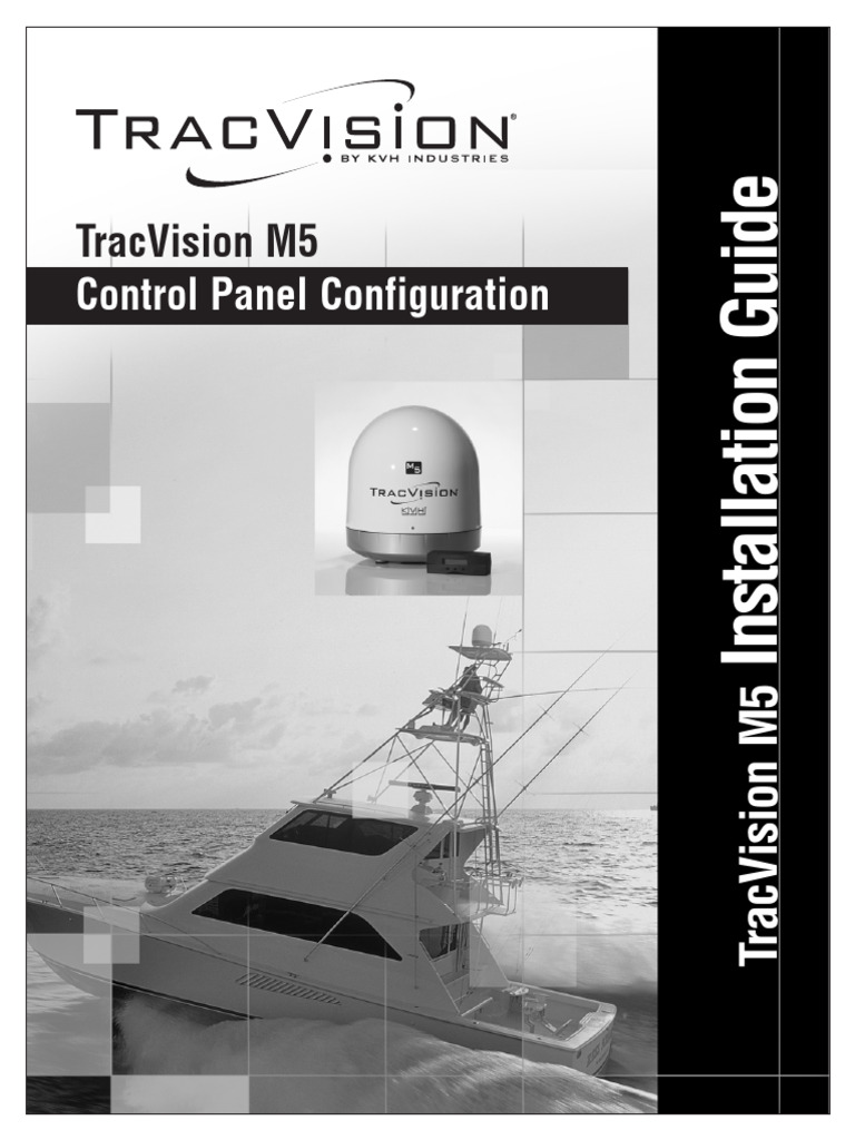 Tracvision M5: Control Panel Configuration | PDF