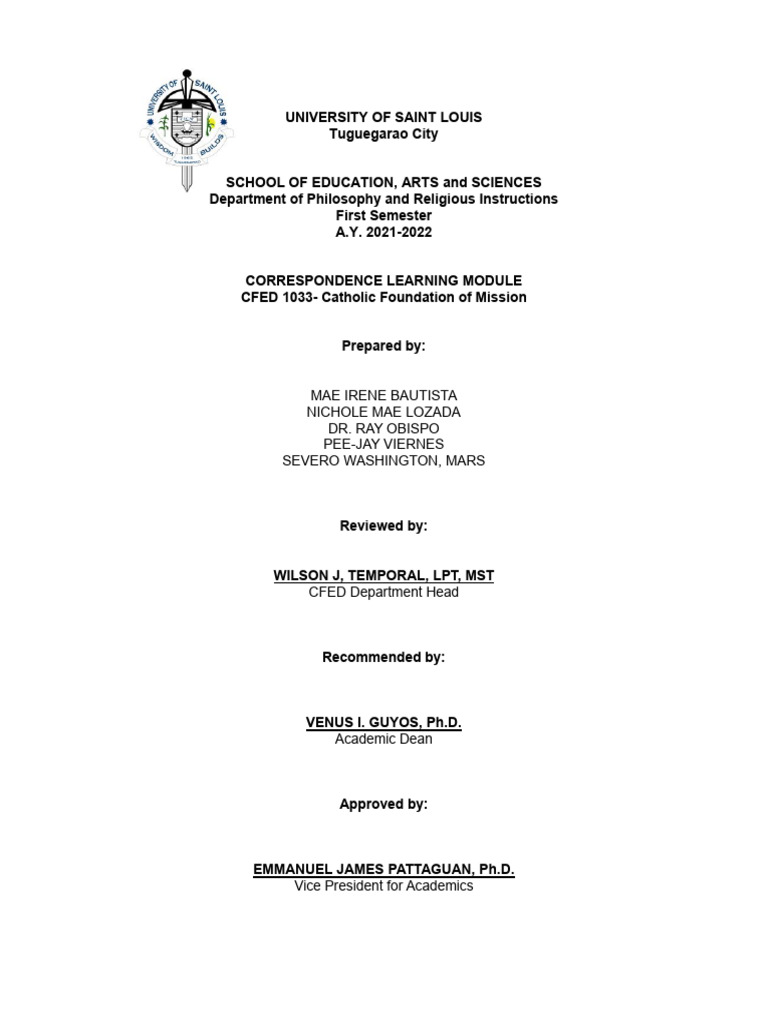 Cfed 1033 Week 8 Module | PDF