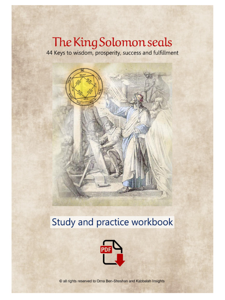 King Solomon-seals-study-and-practice-Workbook | PDF