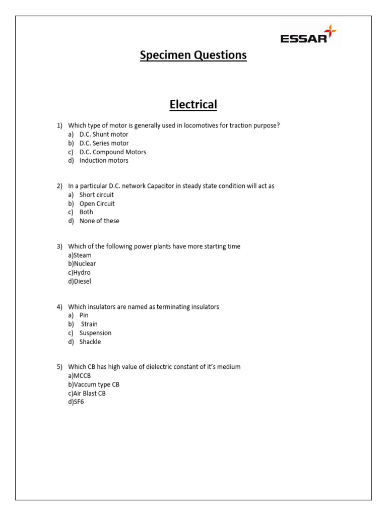 Electrical | PDF