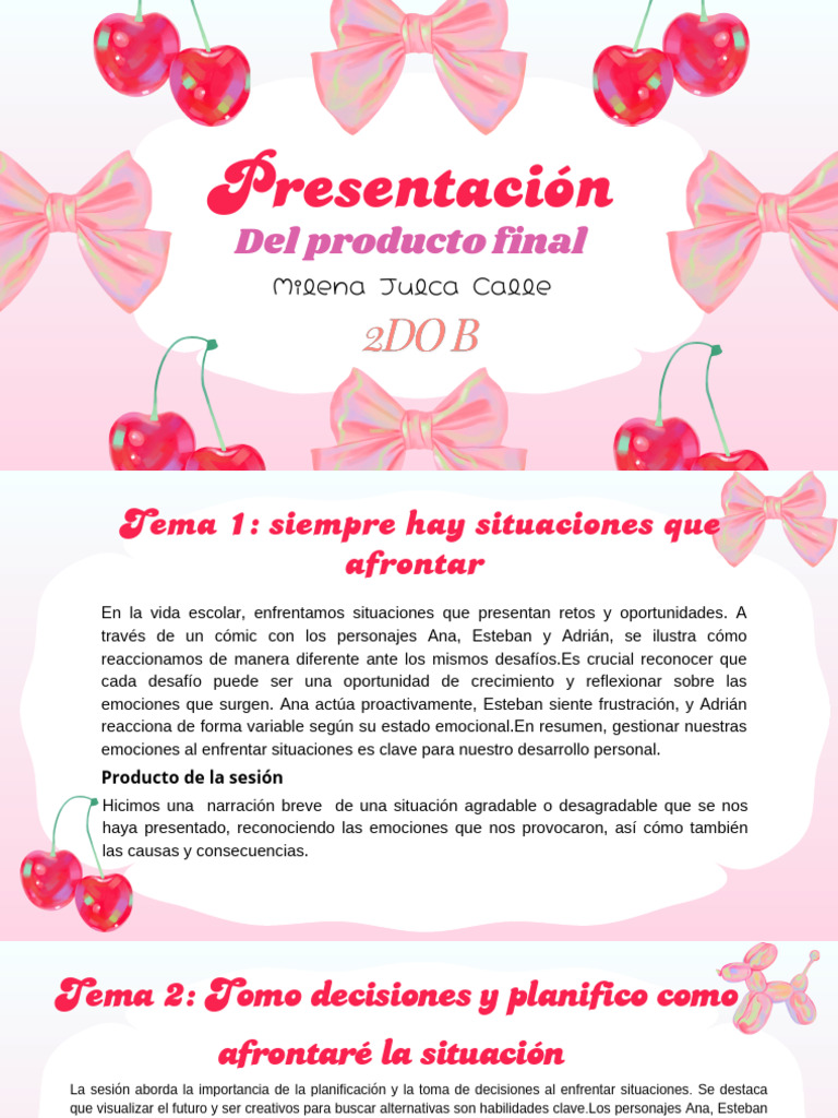 Producto Final Del Tercer Bimestre Dpcc 20241011 083606 0000 Pdf Las Emociones La