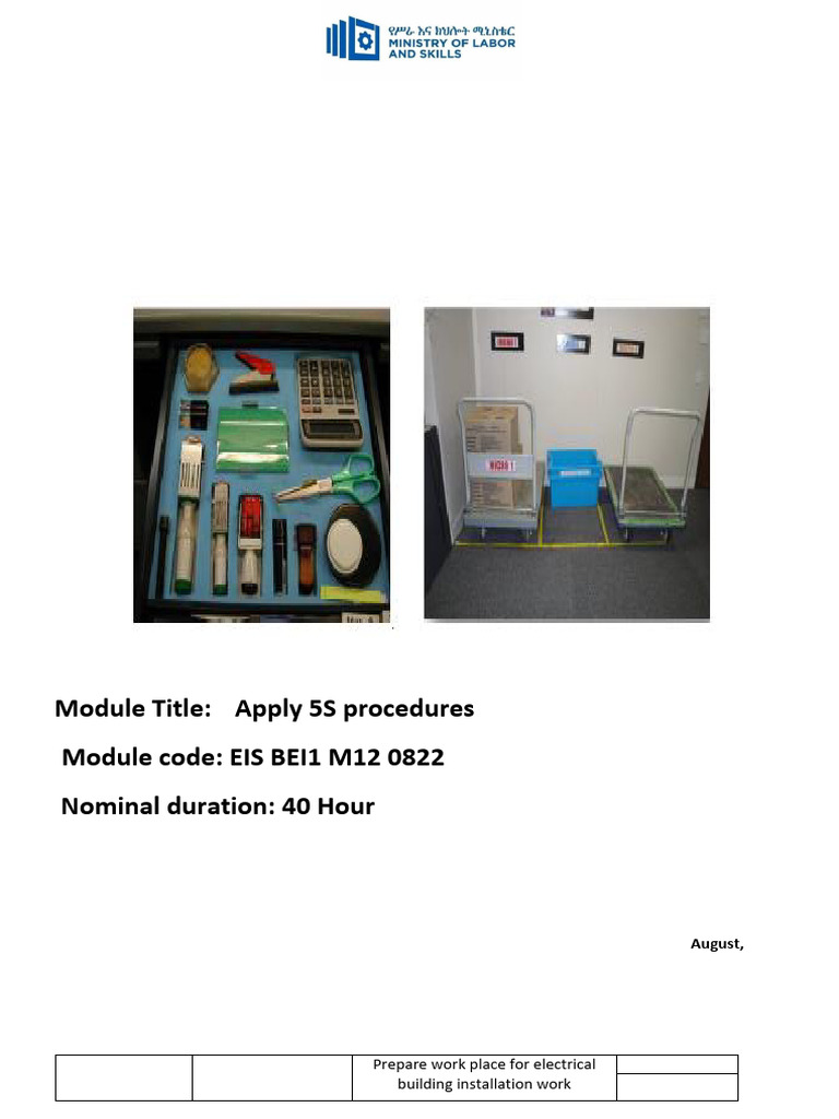 M12 Apply 5s Procedures 2 | PDF