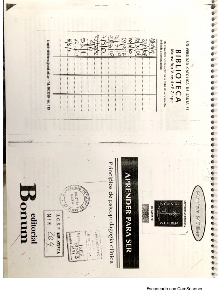 Aprender para Ser. Marina Muller. | PDF