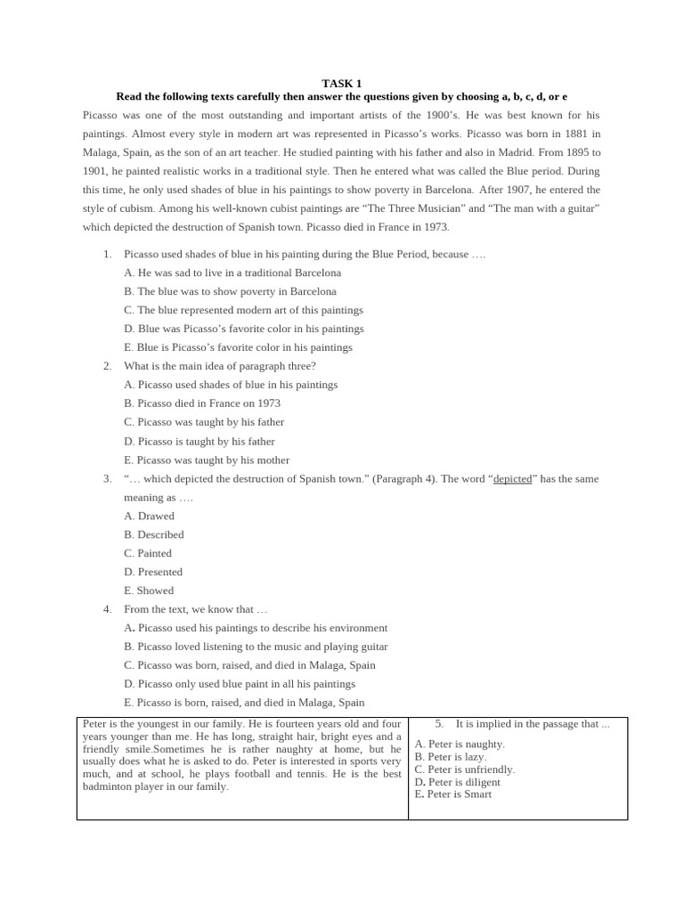 LKPD Descriptive Text | PDF