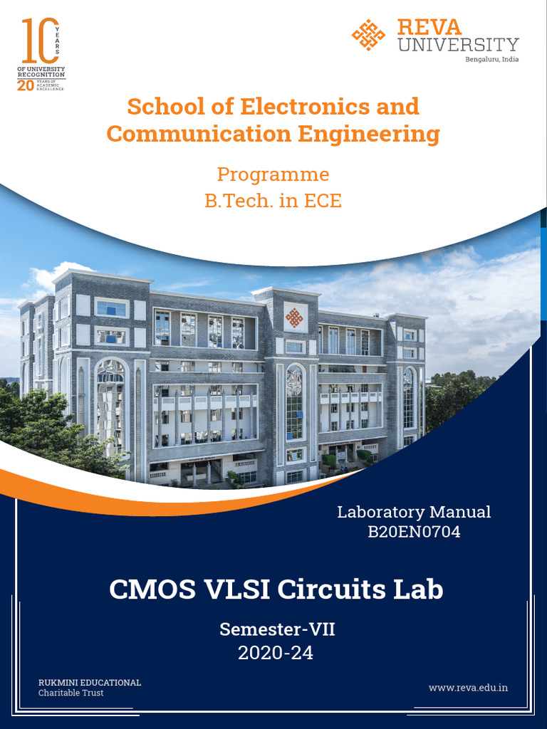 CMOS VLSI Circuits Lab - B20EN0704 | PDF