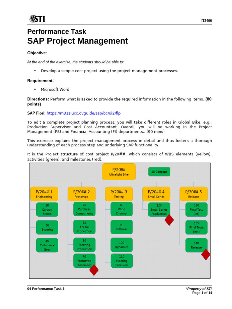 04 Performance Task 1 Sap Unfinished | PDF