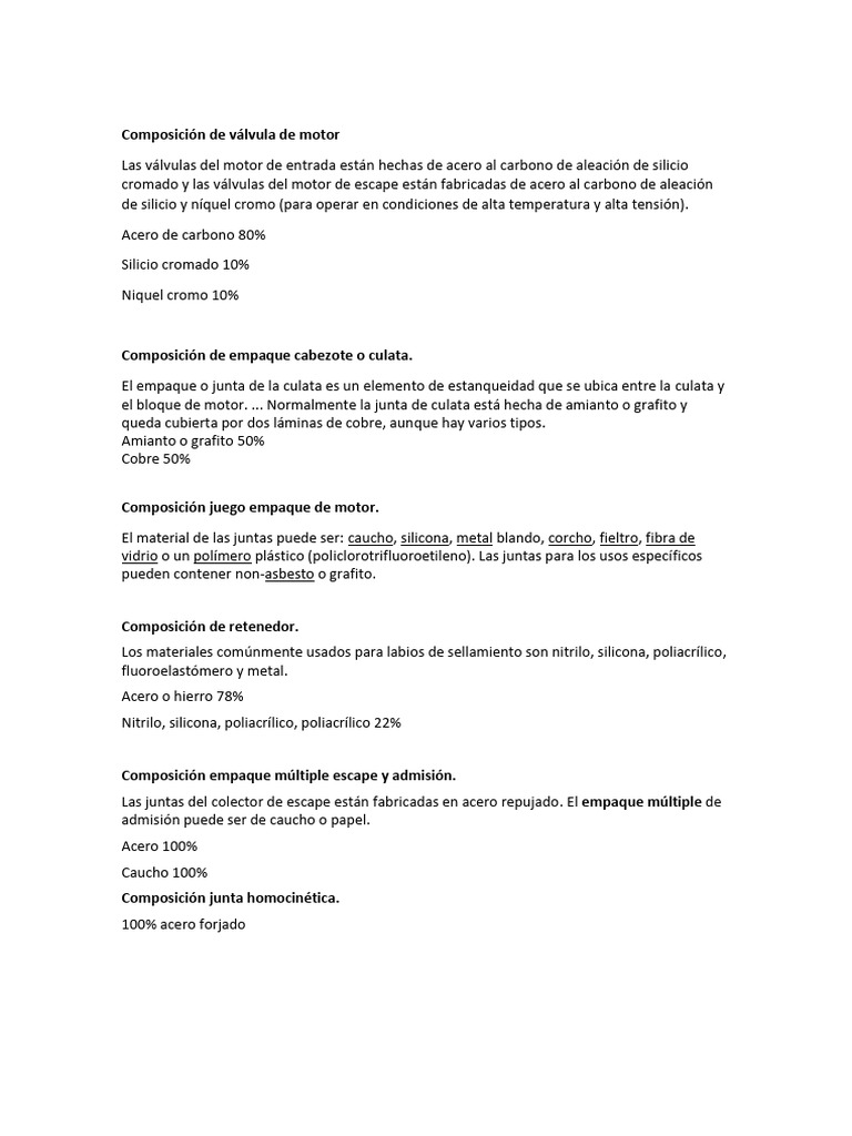 Composición Requerimiento de Senae | PDF