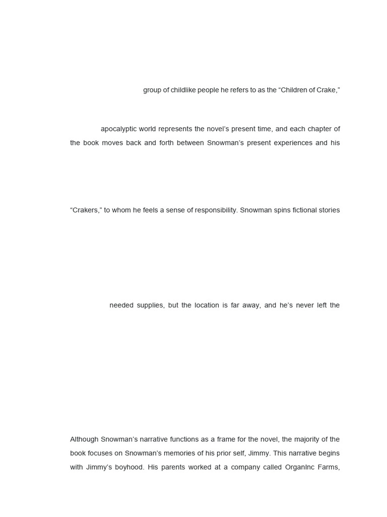 Oryx and Crake | PDF