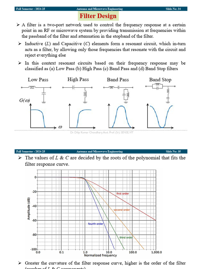 10-Filter Design - Low Pass Filter - Prototype (Butterworth and ... 10-Filter Design - Low Pass Filter - Prototype (Butterworth and ...