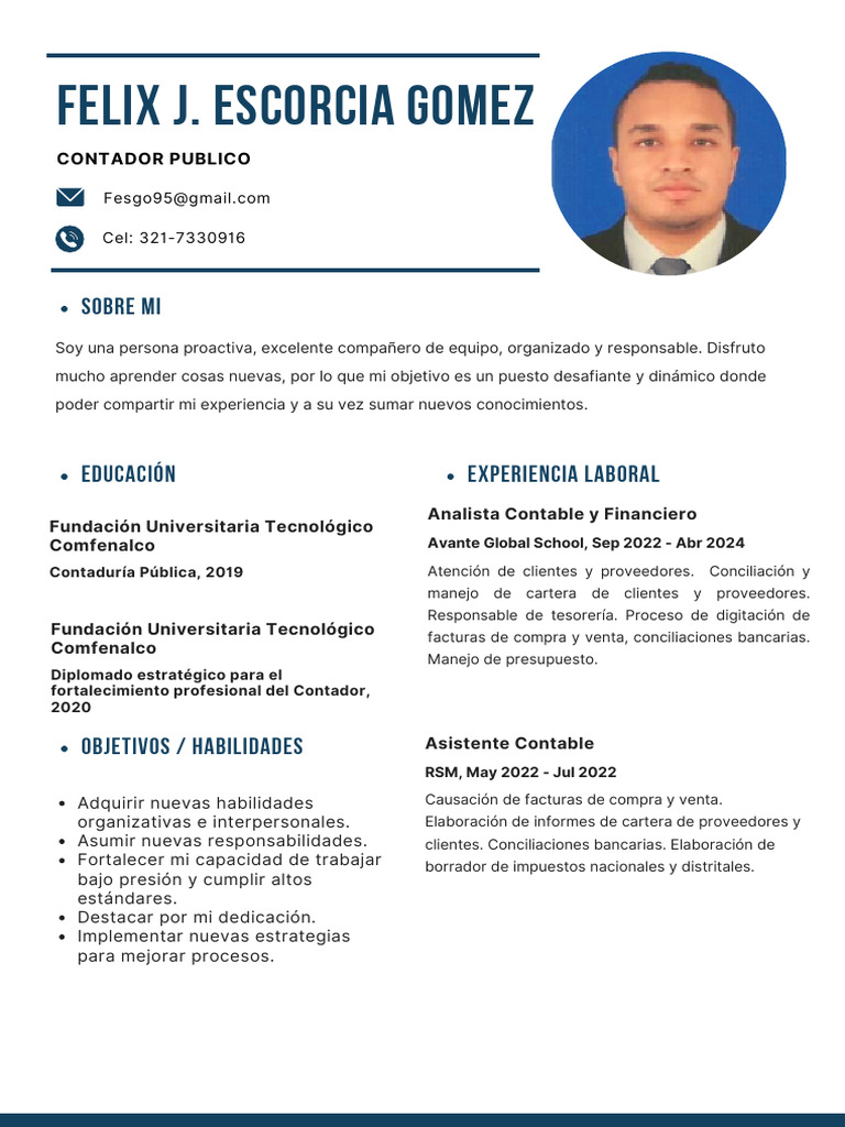 CV - Felix Escorcia Gomez | PDF