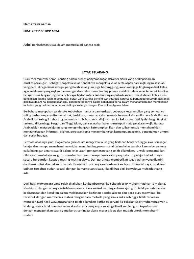 Zaini - 024 - Pertemuan 3 | PDF