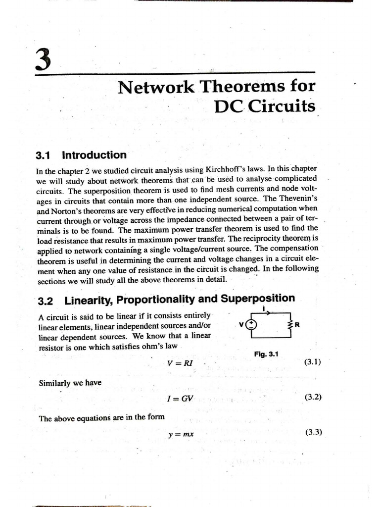 DC Circuits - Theorems .CT | PDF
