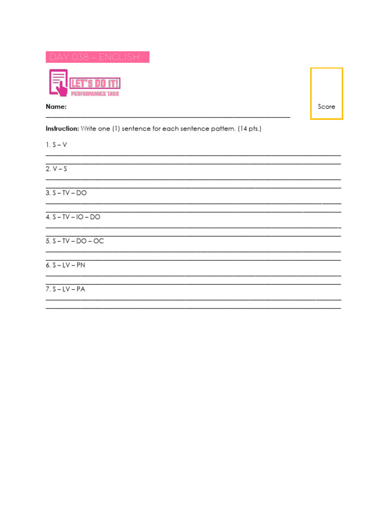 G8 ENG Activity 038 | PDF