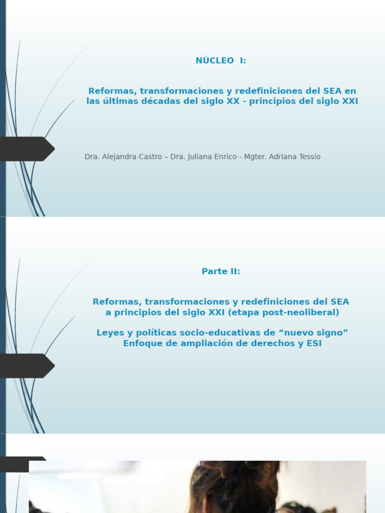 Módulo Sistema Educativo - Núcleo 1 Clase 4 - Segunda Parte | PDF