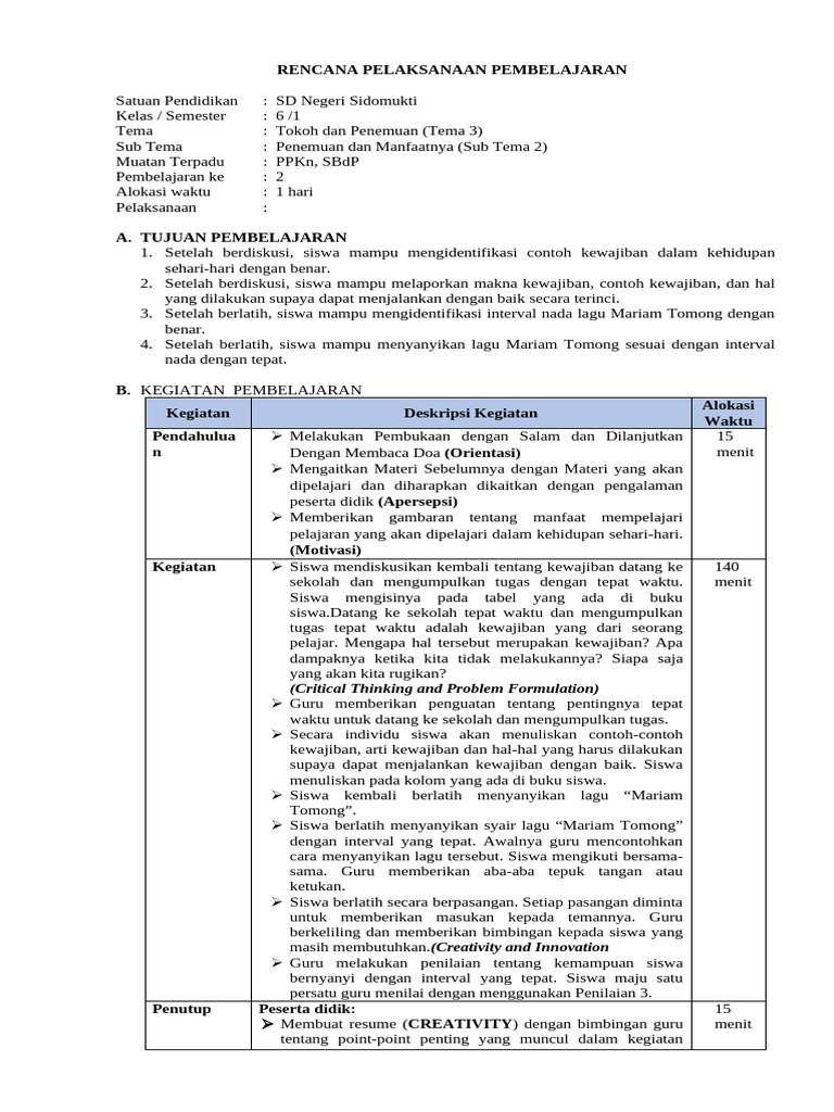 Tema 3 Sub Tema 2 PB 2 | PDF