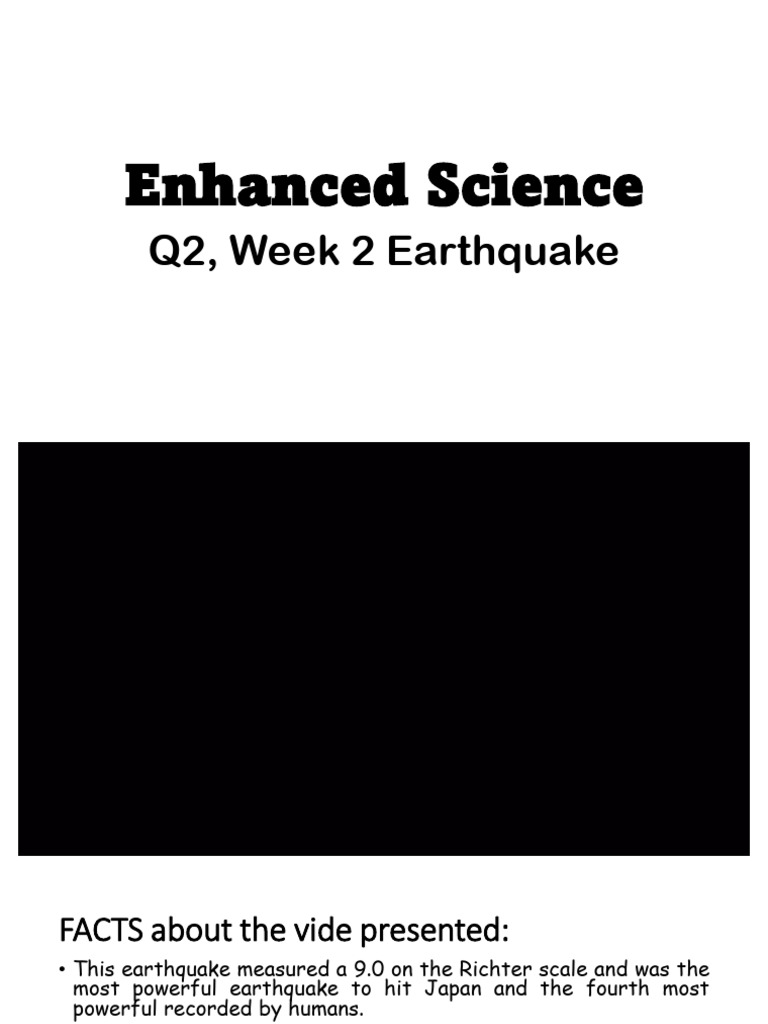 Es Q2 Week 2 Earthquake | PDF