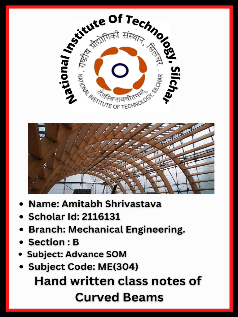 Curved Beams | PDF