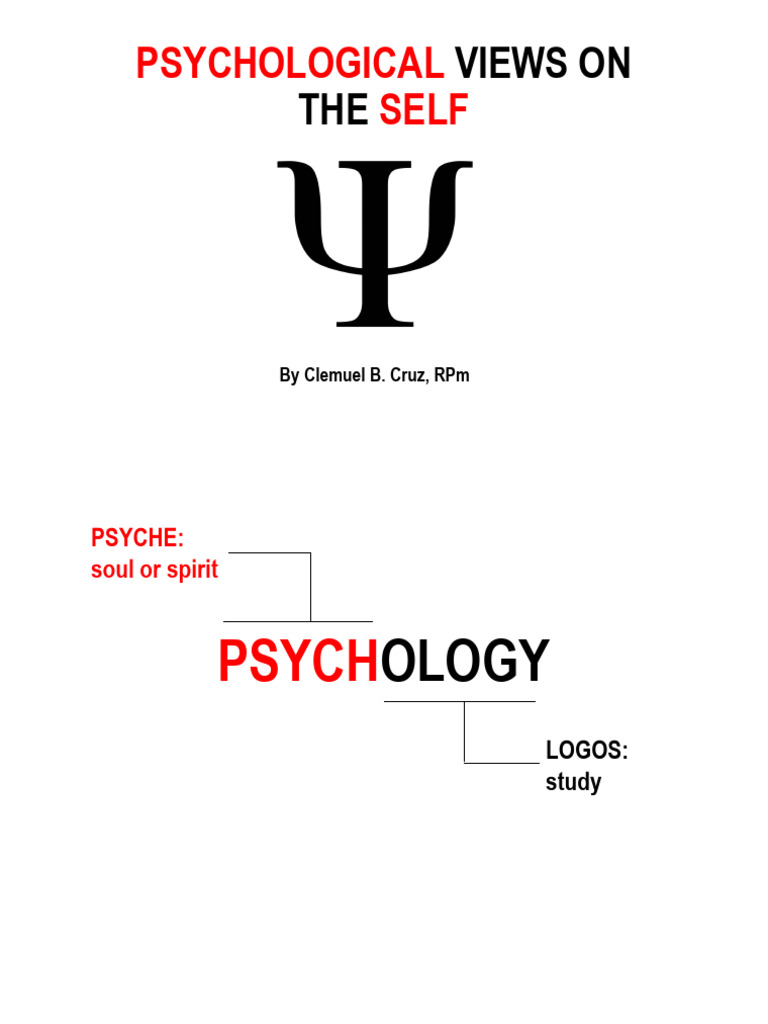 Psychological Views On The Self | PDF