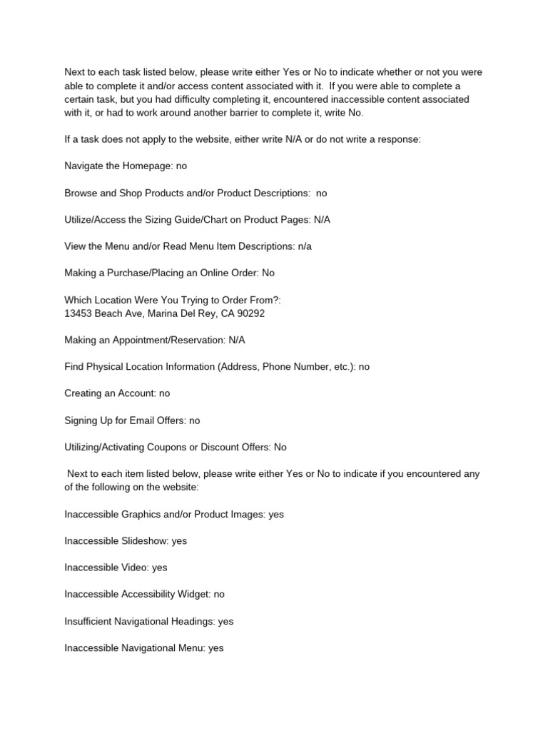 Web Client Intake Form | PDF