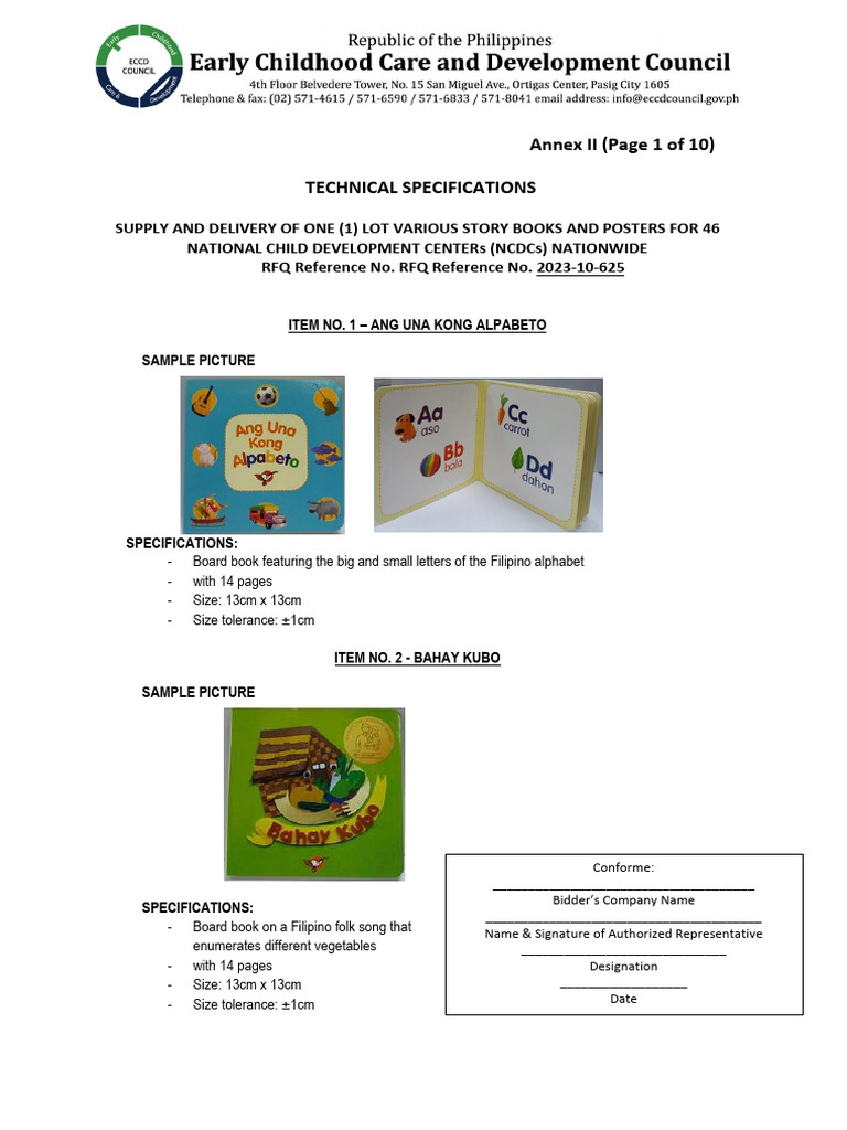 Technical Specification SBP 20231 | PDF