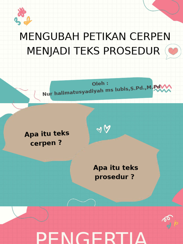 Mengubah Petikan Cerpen Menjadi Teks Prosedur - 20240926 - 094743 ...