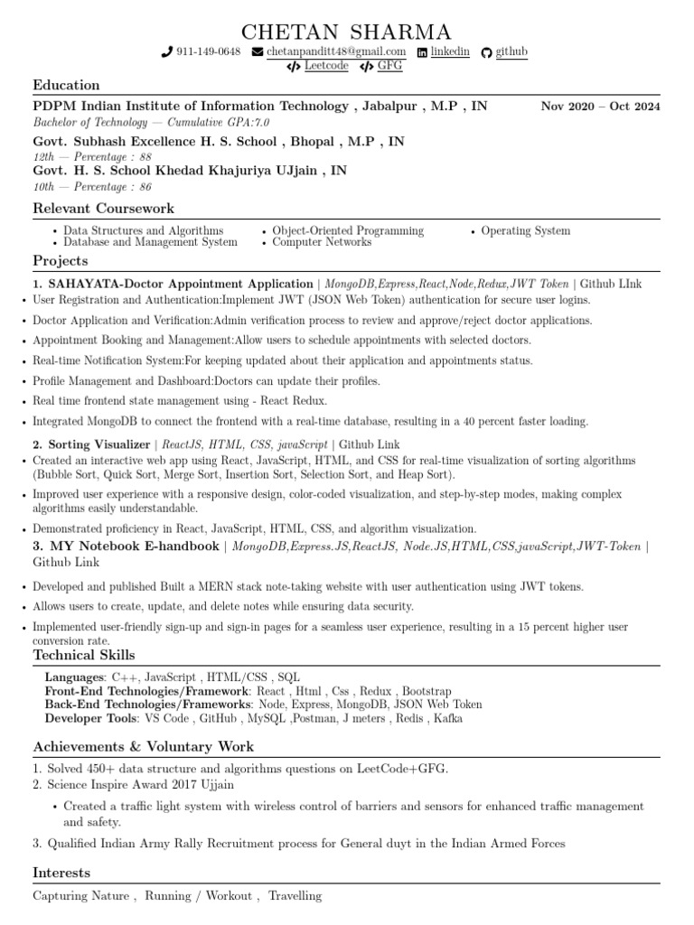 20BSM018 Chetan | PDF