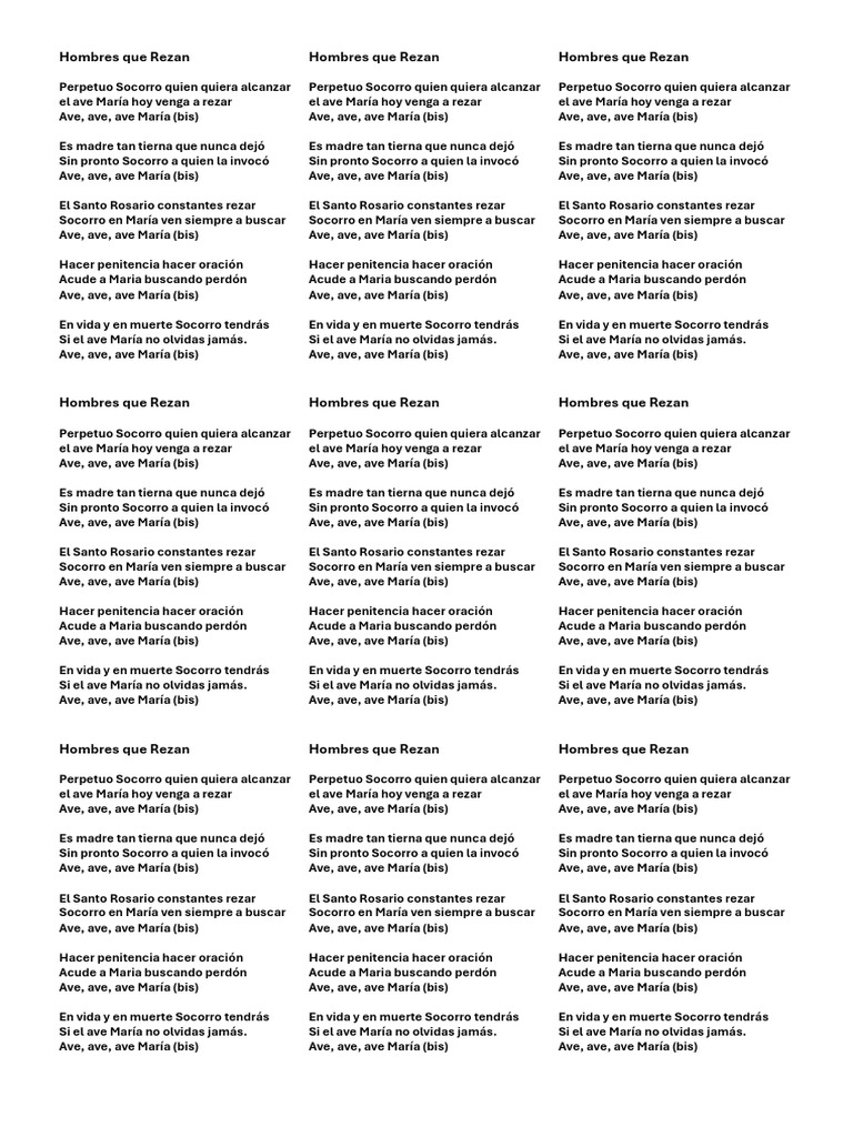 Hombres Que Rezan | PDF