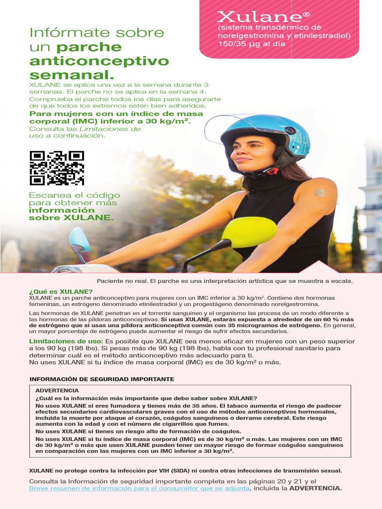 Xulane Patient Brochure - Spanish2 | PDF