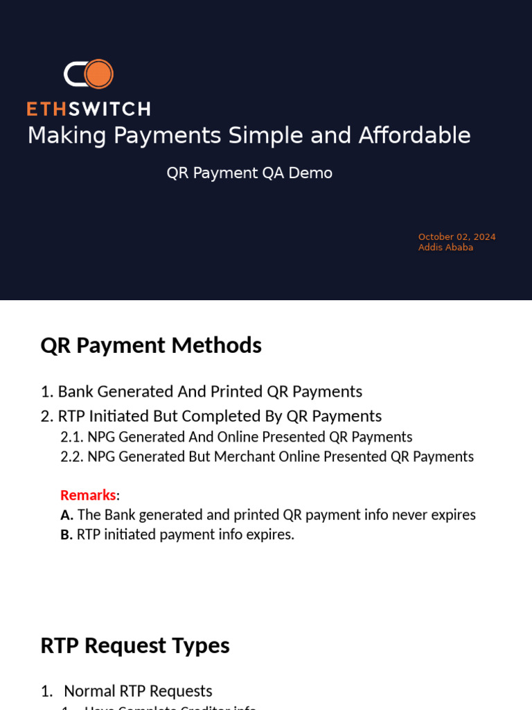 QR Payment Demo Bus | PDF