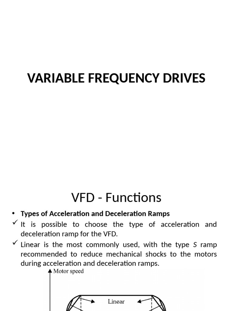 VFD - Functions & Sizing | PDF