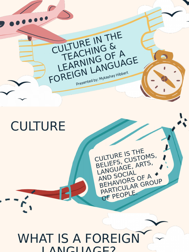 Teaching Culture in Foreign Language Education | PDF | Learning ...