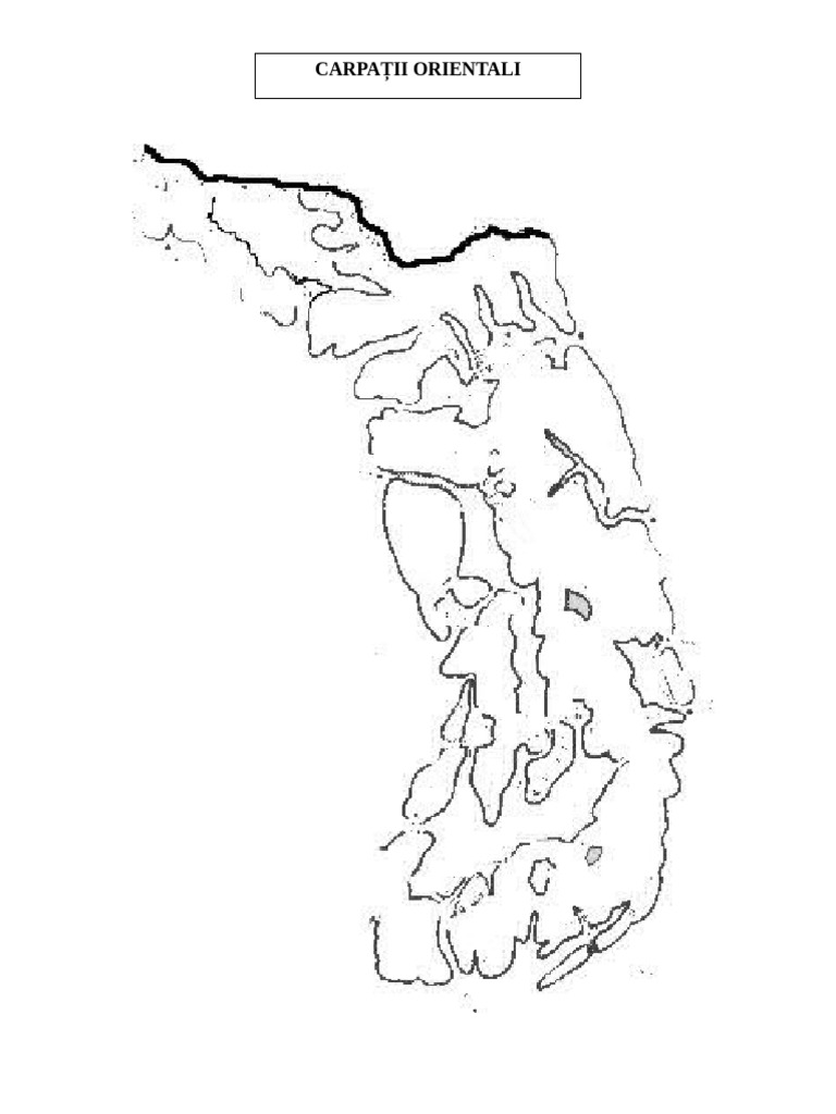 Carpatii - Harta Muta | PDF
