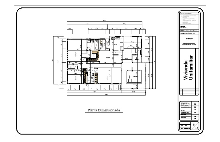 José Henriquez Ozuna Planta Dimensionada | PDF