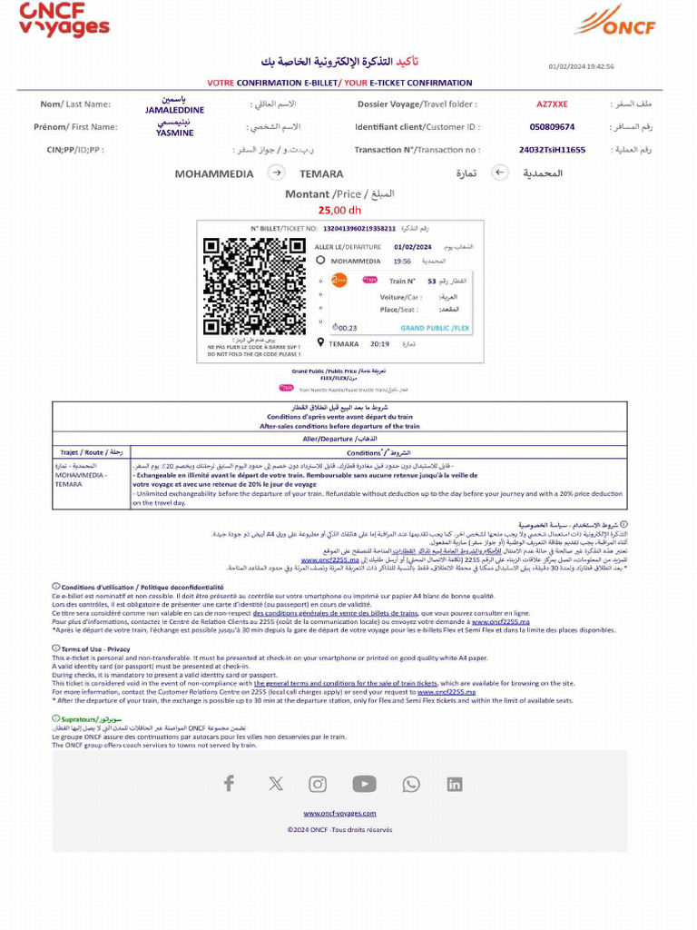 ONCF Fevr | PDF