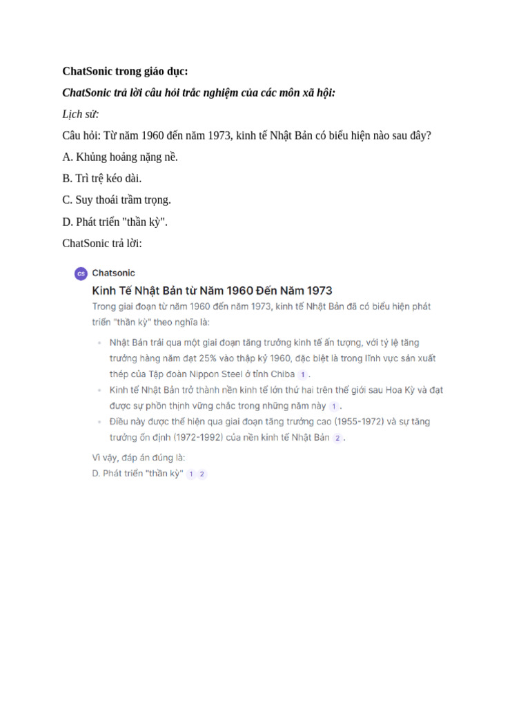 Chat Sonic | PDF