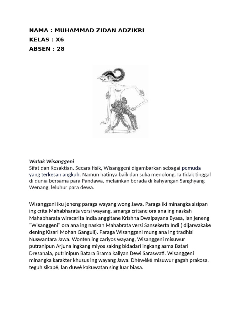 Zidan Wisanggeni | PDF