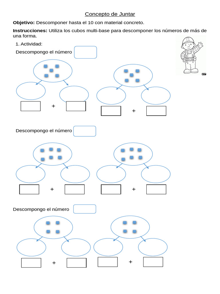 Guía N1 Descomponer Hasta El 10 | PDF