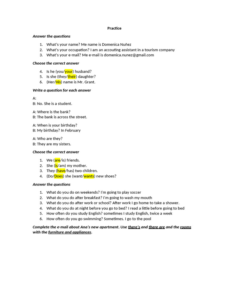 Practice - Level 4 - Intensive | PDF