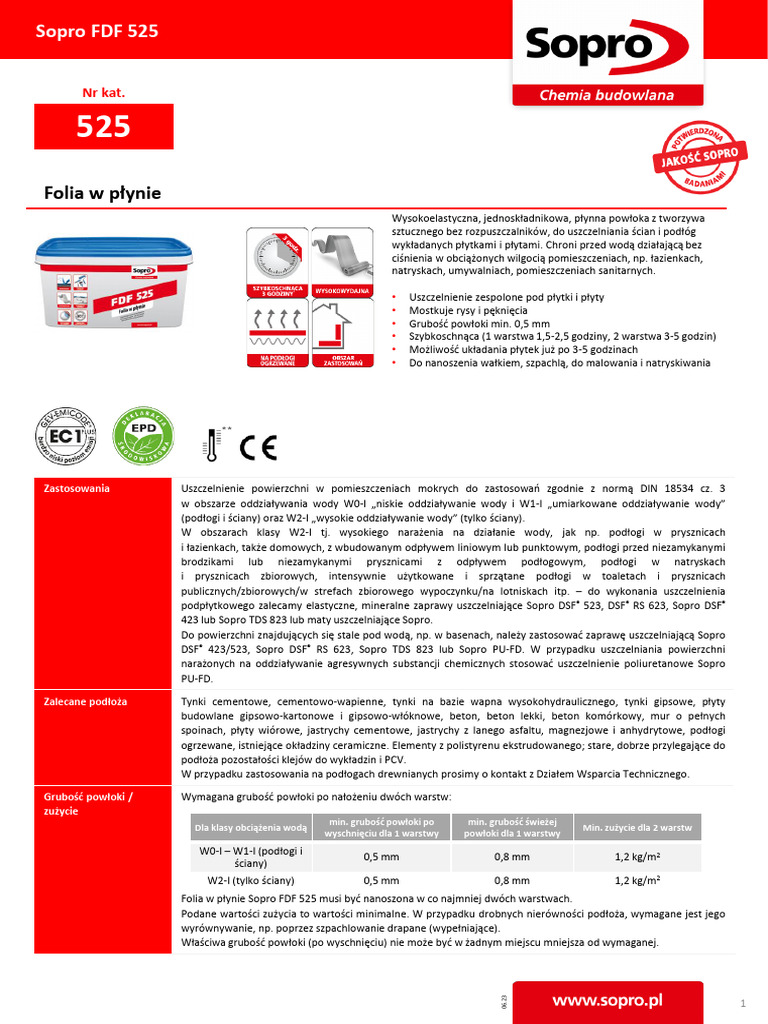 KT Sopro FDF 525 11.23 | PDF