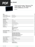 Schneider Electric - Easy-Harmony-ET6 - HMIET6400 | PDF | Touchscreen | Computing