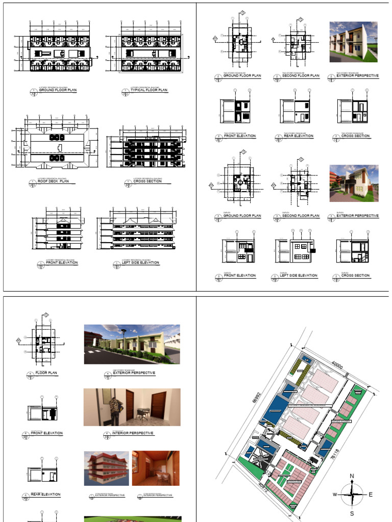 Multi Level Apartment Architectural-Plans | PDF