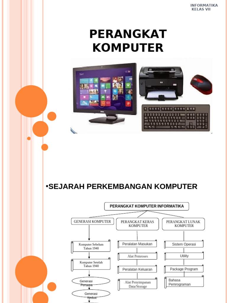 Materi 1 Sejarah Perangkat Komputer | PDF