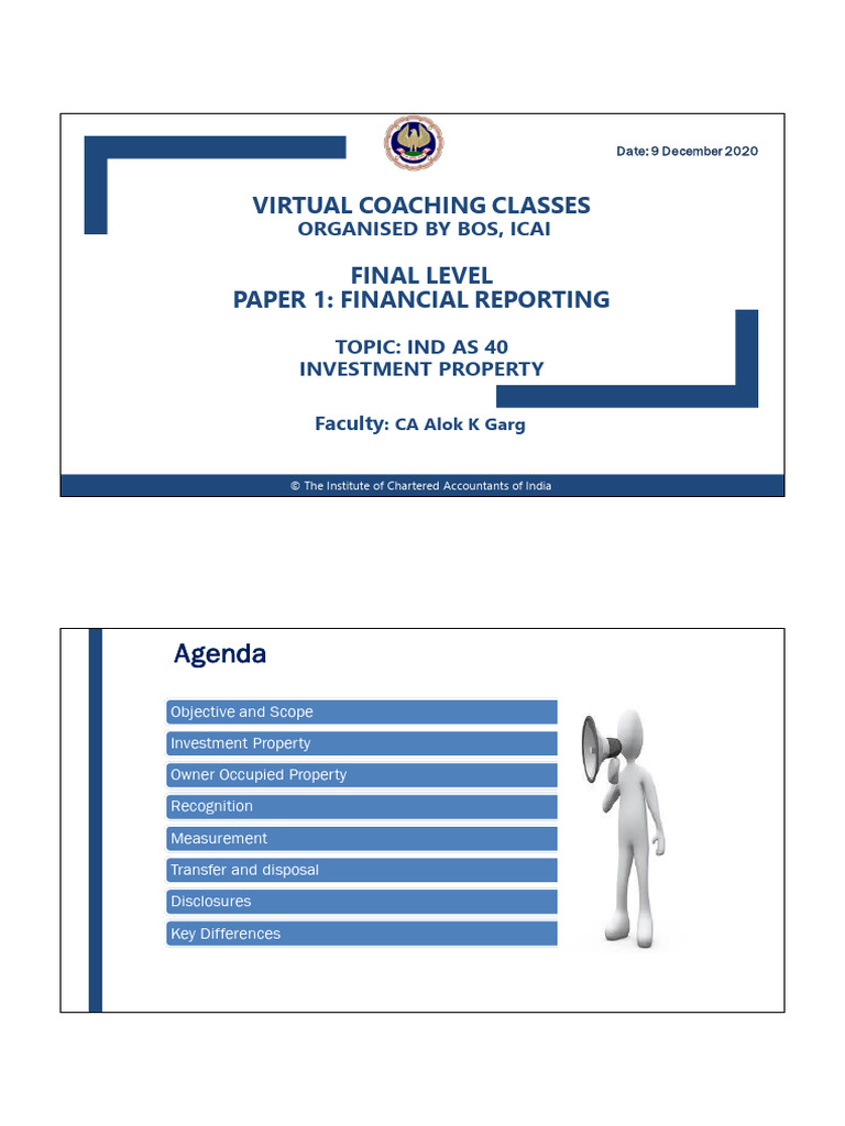 Ind AS 40 - ICAI | PDF